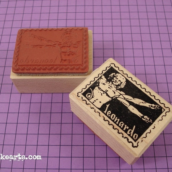 Postal Rubber Stamp - Etsy