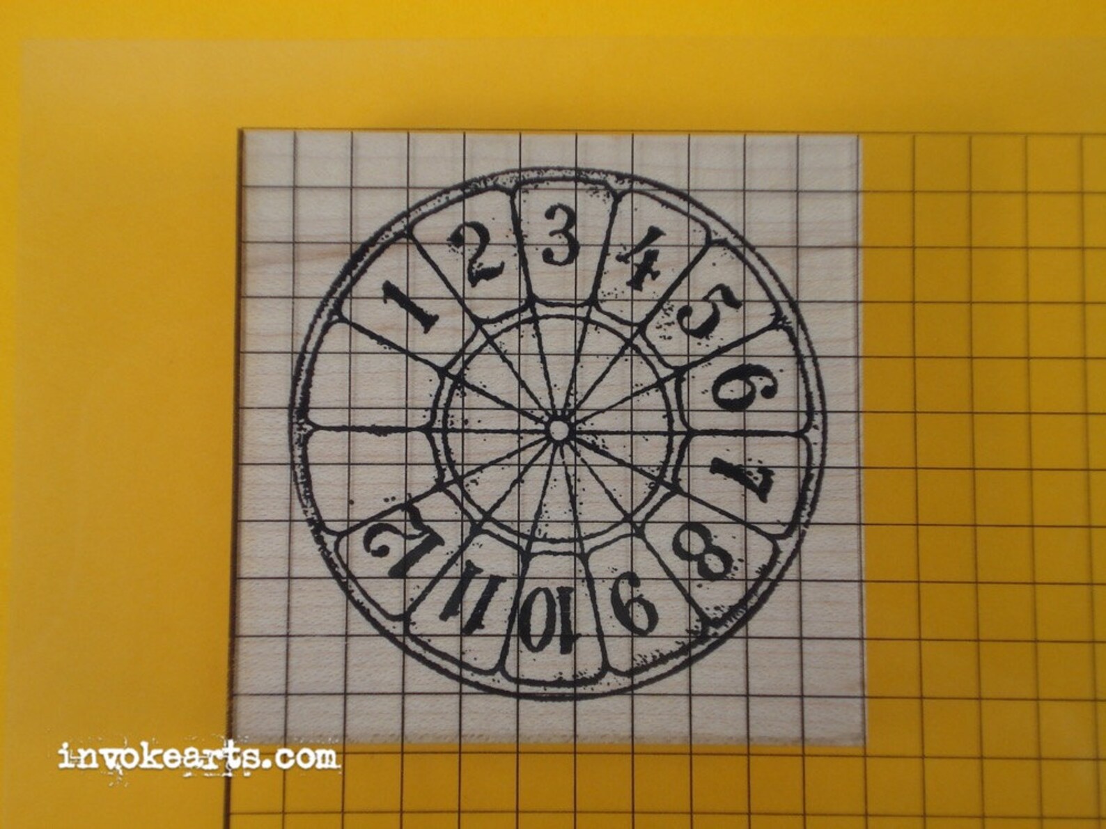 Lottery Wheel Stamp / Invoke Arts Collage Rubber Stamps - Etsy