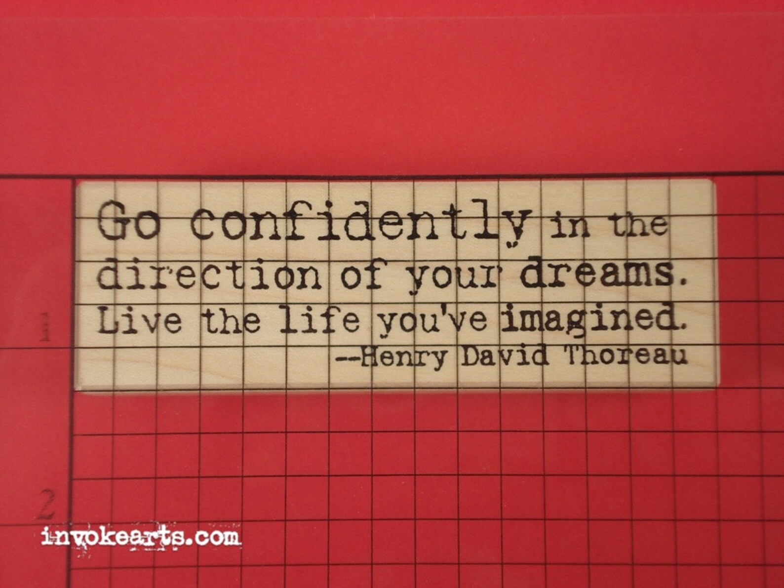 Confidence Quote Stamp / Invoke Arts Collage Rubber Stamps | Etsy