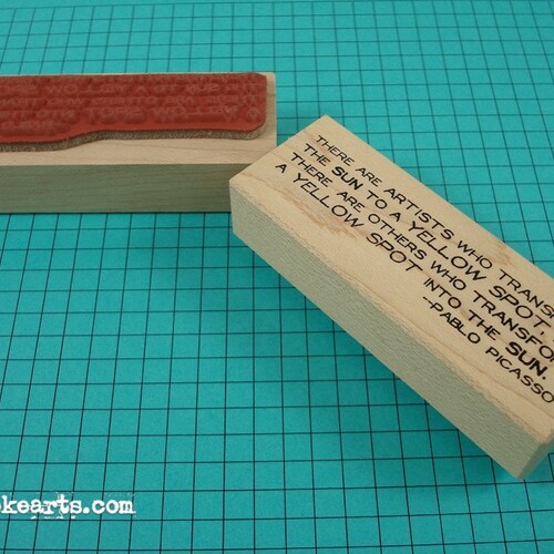 Confidence Quote Stamp / Invoke Arts Collage Rubber Stamps - Etsy