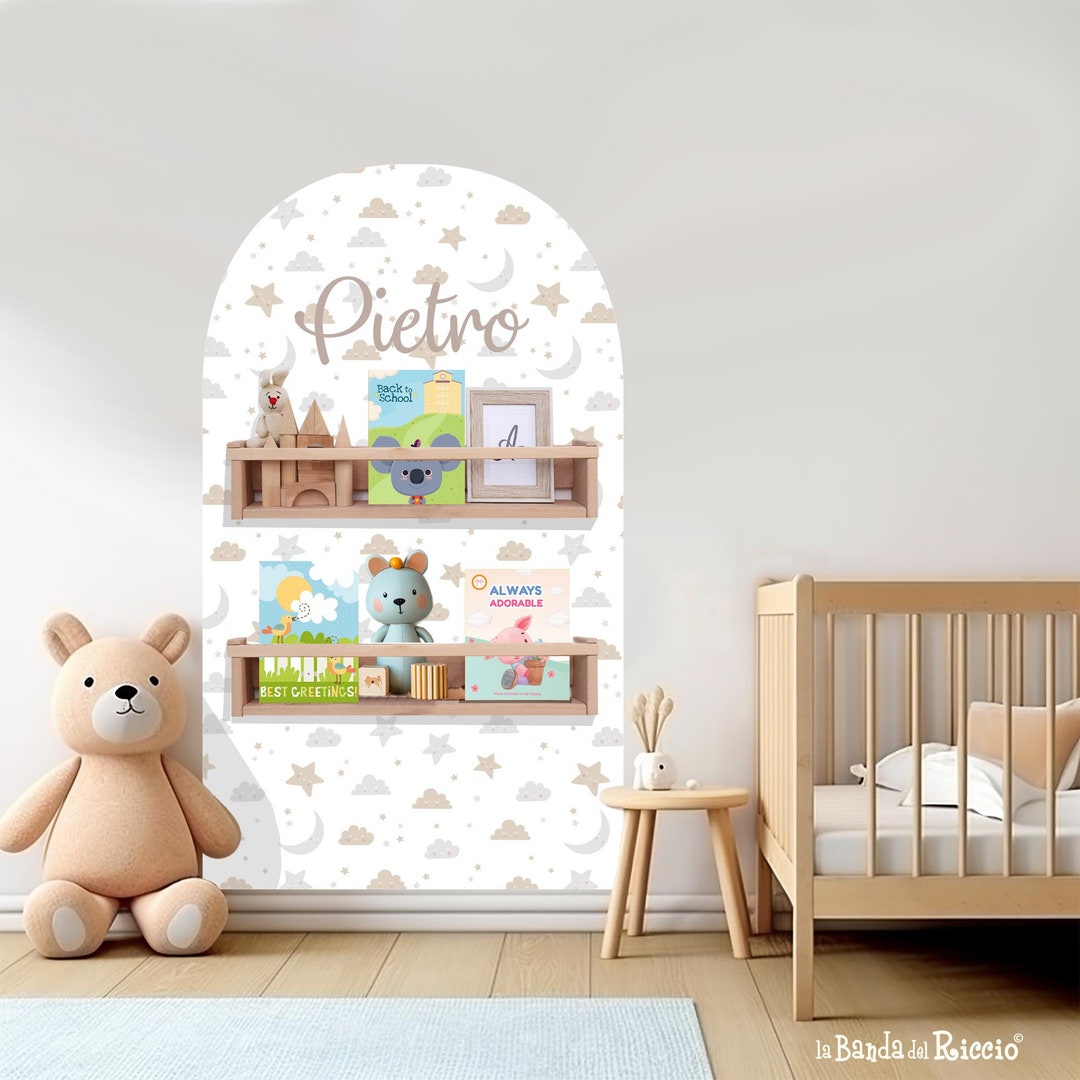 Nursery Arch Decal, Arch Wall Decal, Arch Wall Sticker, Kids Arch Wall ...