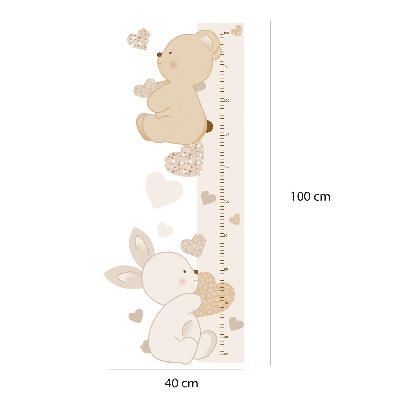 Baby Growth Chart Wall Decals Baby Nursery Room Decor Growth | Etsy