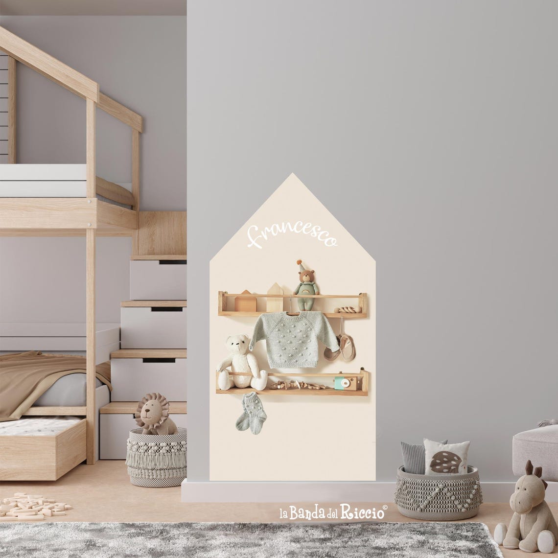 House Shape Decal, Room Decor, Sticker to the Room! It is Quick and ...
