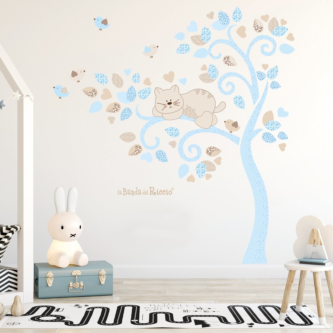 Tree Baby Wall Decal, Nursery Tree Wall Stickers, Wall Decal Kids, Baby ...