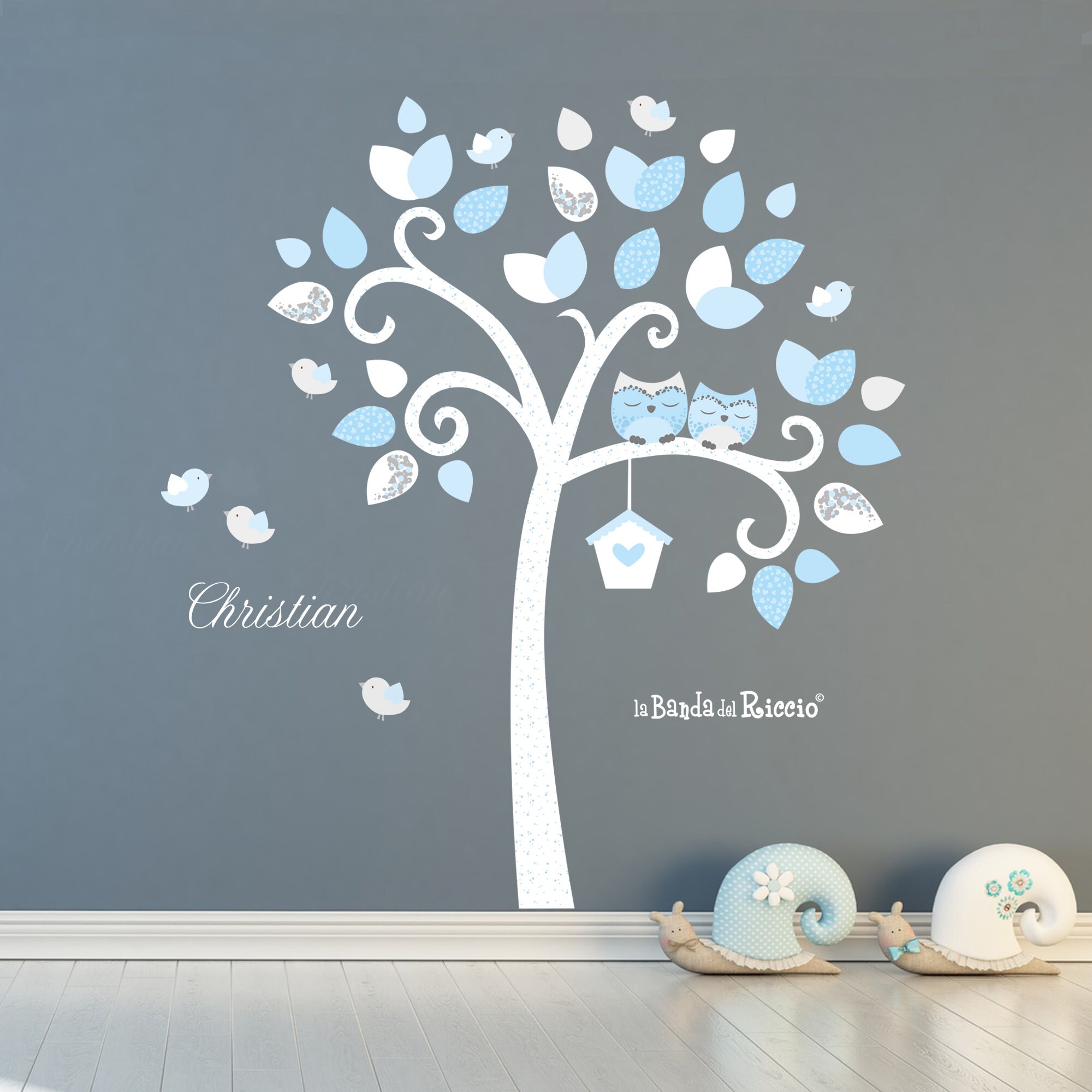 Tree Baby Fabric Wall Decal, Nursery Tree Wall Decal, Kids Wall ...