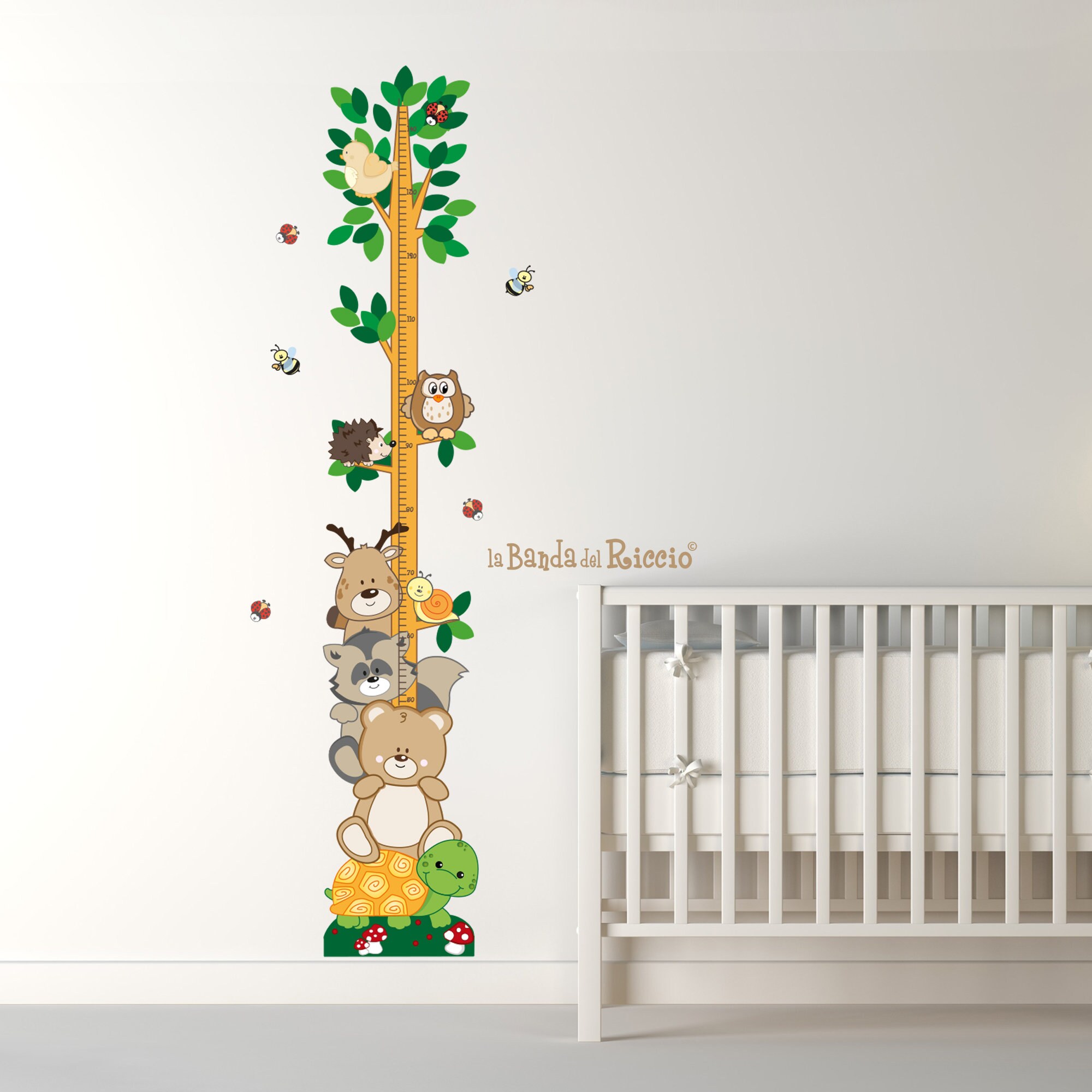 Kids Growth Chart, Wall Decals, Kids Wall Stickers, Baby Nursery Room ...
