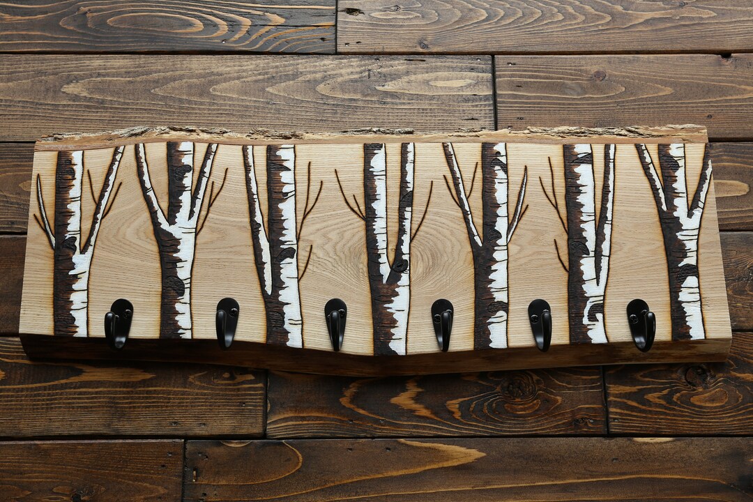 Birch Tree Hook Racks - Etsy
