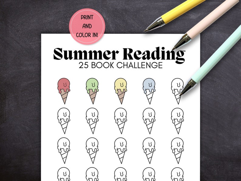 Kids Summer Reading Log, Printable Reading Trackers, Summer Book Logs ...