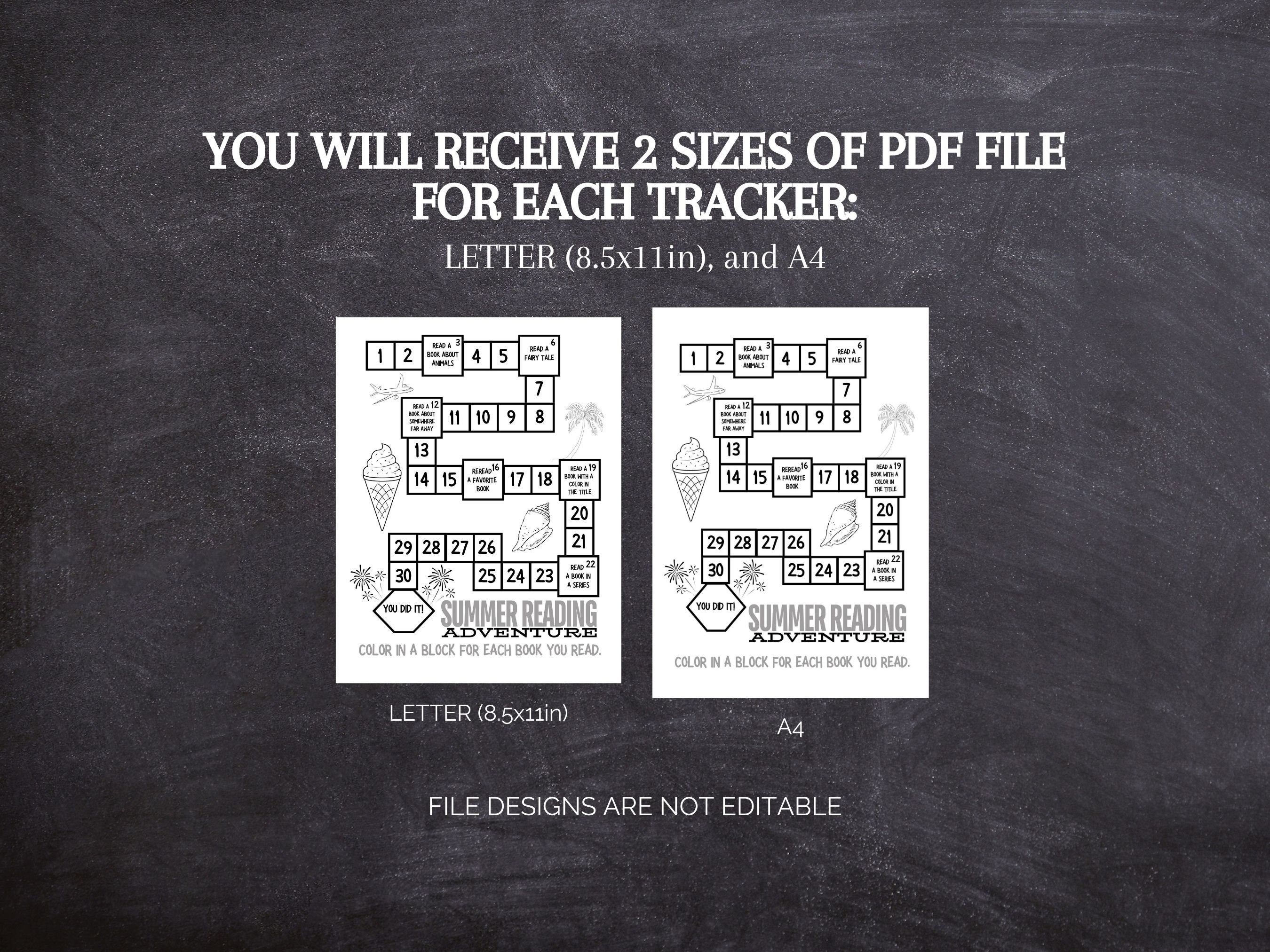 Printable Summer Reading Game, Kids Reading Challenge, Summer Reading ...