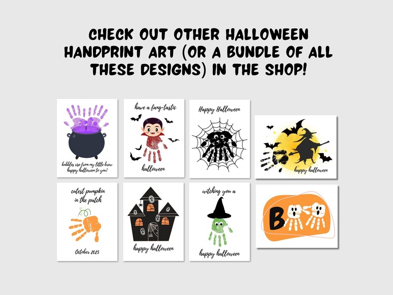 Halloween Handprint Art, Witch Handprint Craft, Halloween Keepsake ...