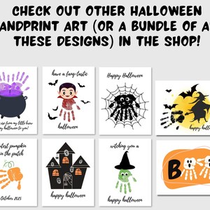 Halloween Handprint Art, Halloween Witch Handprint Craft, Halloween ...