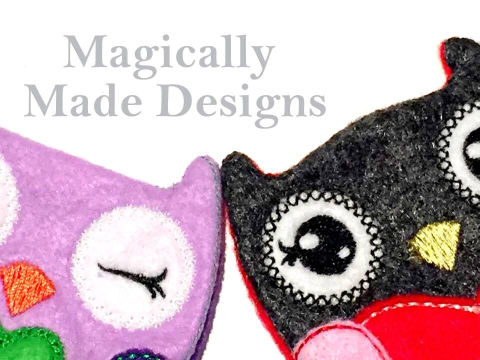 Owl Softie Embroidery Design DIGITAL DOWNLOAD 4X4 Hoop or - Etsy