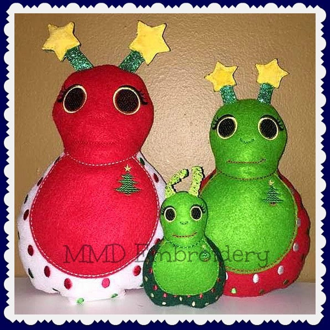 LUCKY Bug Softie original Hugga Bug Embroidery Design | Etsy