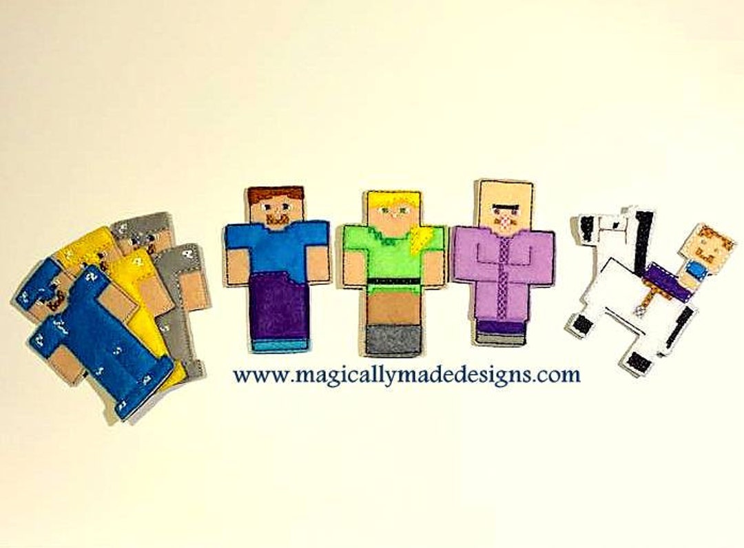 MC Finger Puppet Complete Set Embroidery Design - DIGITAL DOWNLOAD ...