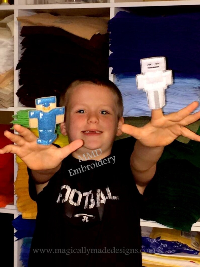 MC Finger Puppet Complete Set Embroidery Design DIGITAL DOWNLOAD 4X4 ...