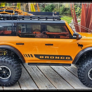 1/10 TRX-4 Bronco 2021 Compatible RC Crawler Custom Side/hood Graphics ...