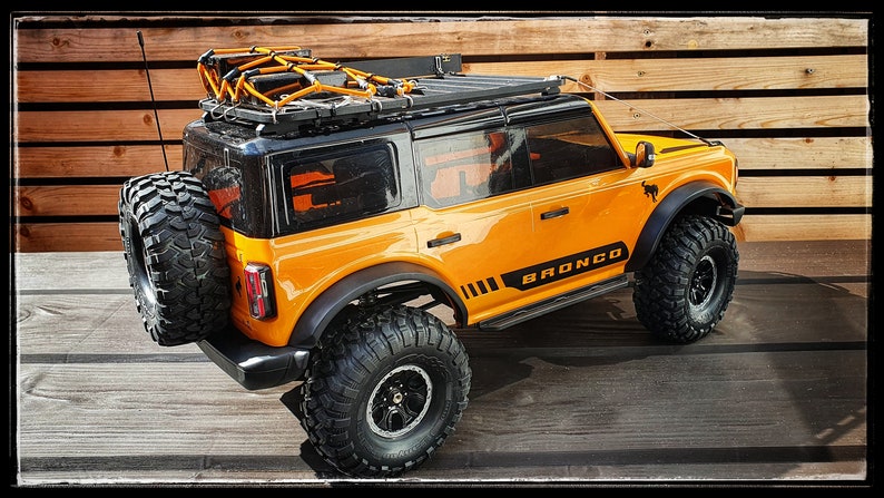 1/10 TRX-4 Bronco 2021 Compatible RC Crawler Custom Side/hood Graphics ...