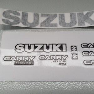 WPL D12 Suzuki Carry Model Decal / Graphics/ Sticker Set Upgrade ...