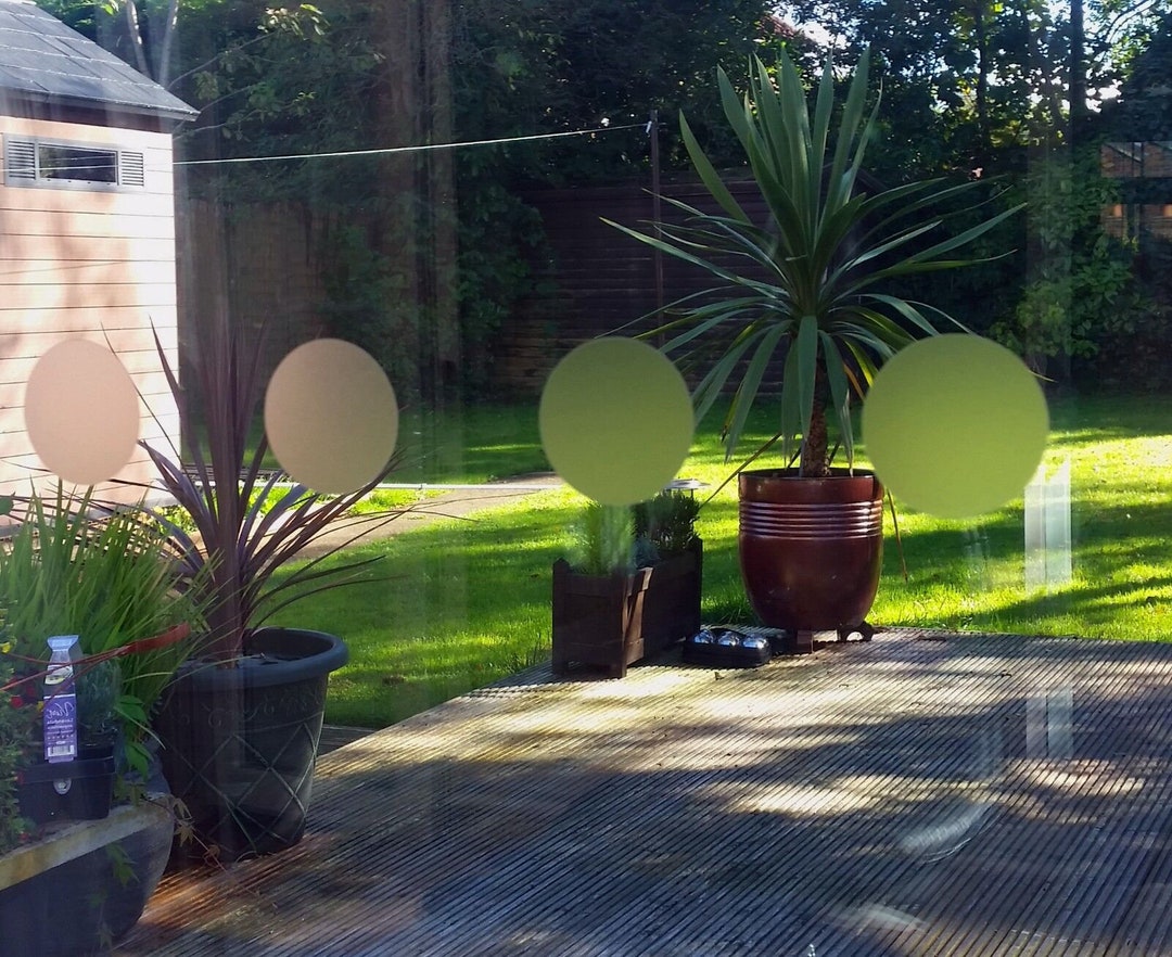 Frosted Glass Effect Safety Dots 50mm Window Manifestation Stickers - Etsy
