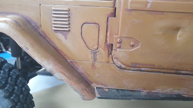 Weathering Effect Airbrush Stencil Tools for Scale Models RC Tank ...