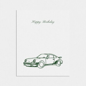 Happy Birthday Card - Hand-drawn Illustration Folded Card - Vintage ...