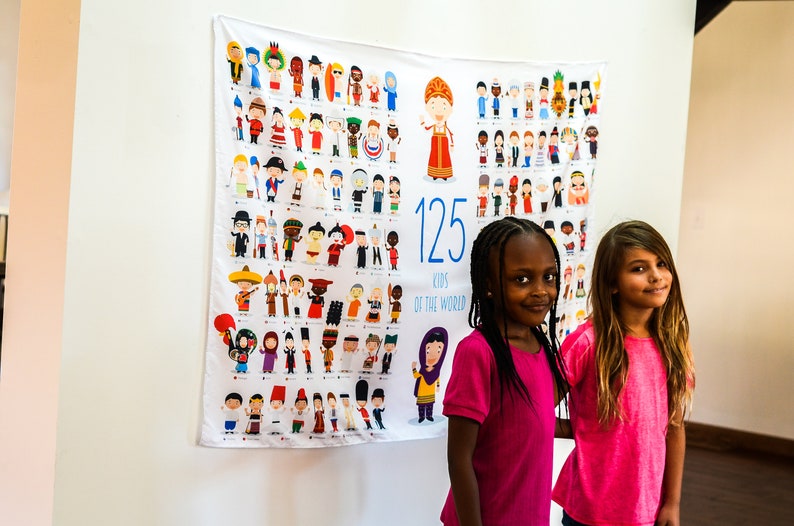 Children of the World Diversity Tapestry – 55"x37" Multicultural Wall ...