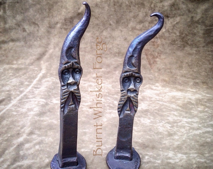 Handforged Iron Wizard Railroad Spike, Blacksmith, Iron Wizard, Gandolf ...