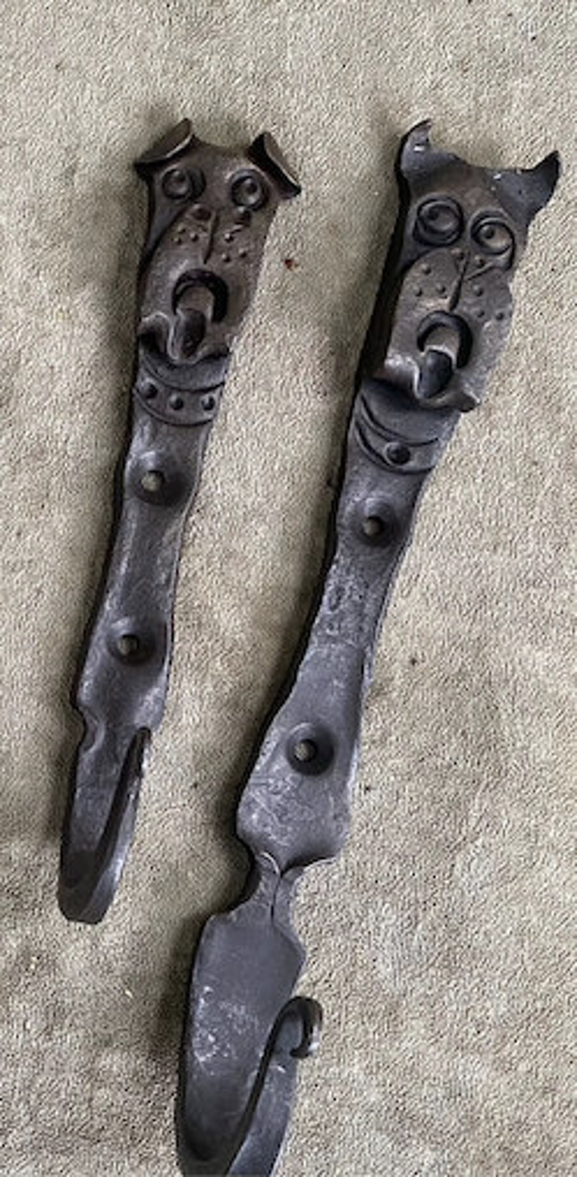 Hand Forged Iron Bulldog Hook, Georgia Fan Leash Holder, 6th ...