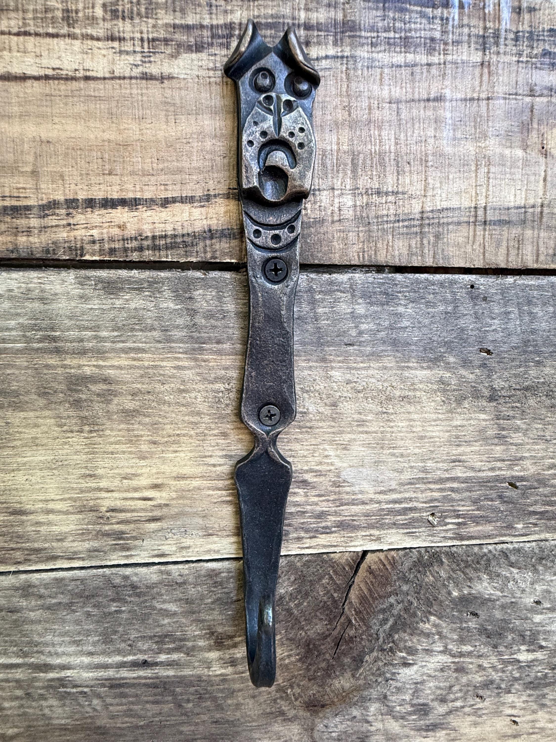 Hand Forged Iron Bulldog Hook, Georgia Fan Leash Holder, 6th ...