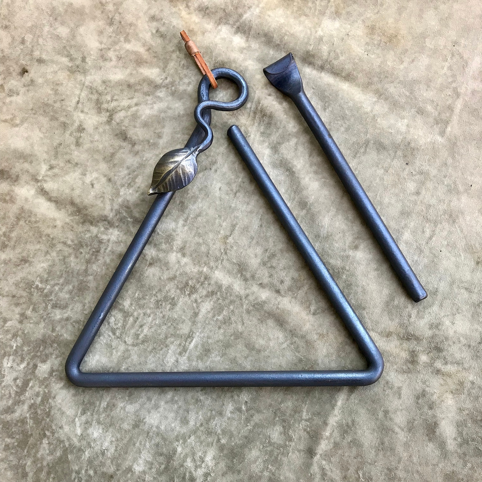Dinner Bell, Handforged Dinner Bell, Iron Ringer, Iron Bell, Blacksmith ...
