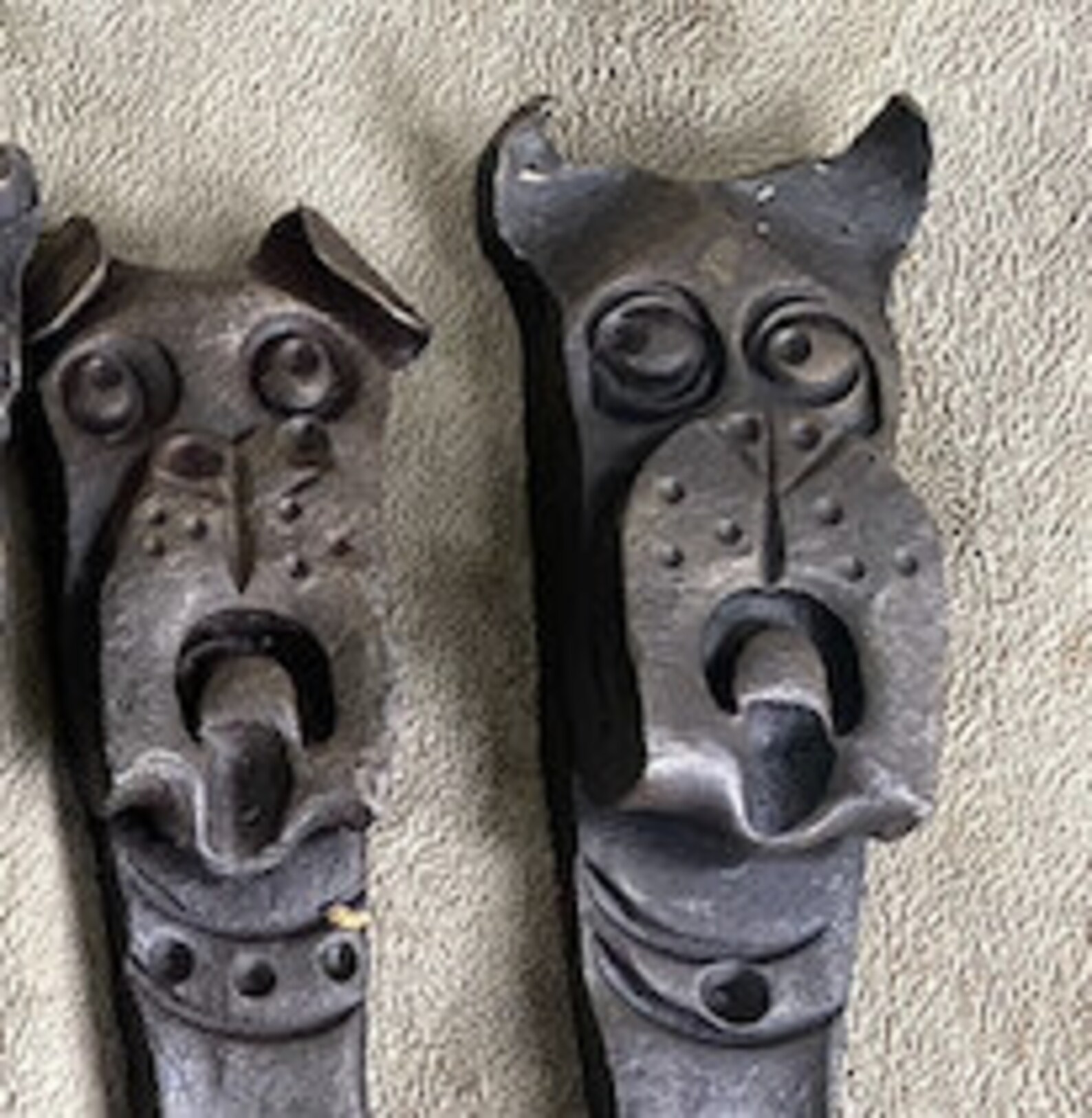 Hand Forged Iron Bulldog Hook, Georgia Fan Leash Holder, 6th ...