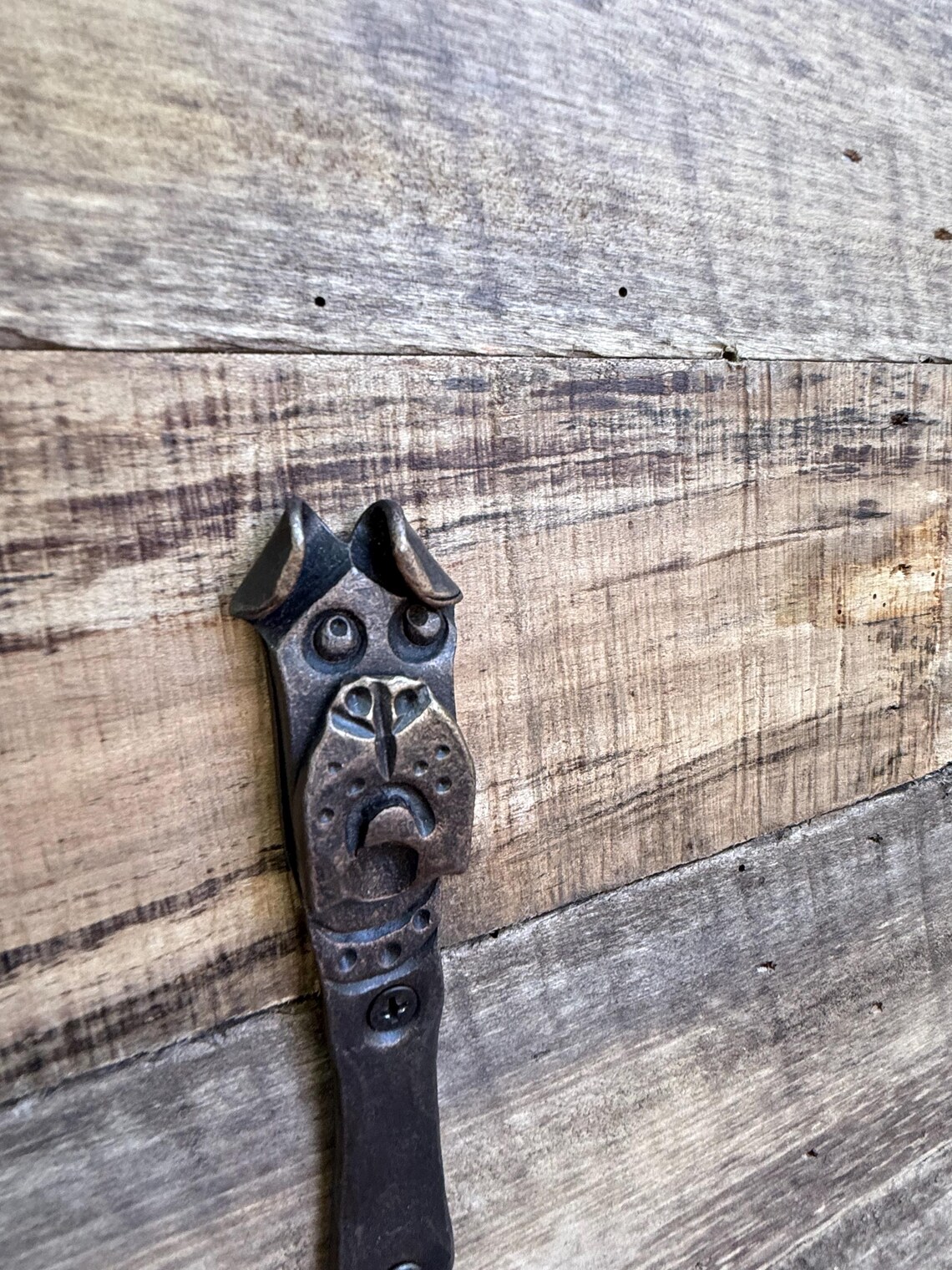 Hand Forged Iron Bulldog Hook, Georgia Fan Leash Holder, 6th ...