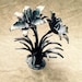 Handforged Iron Day Lily Sculpture, Blacksmith Flower - Etsy