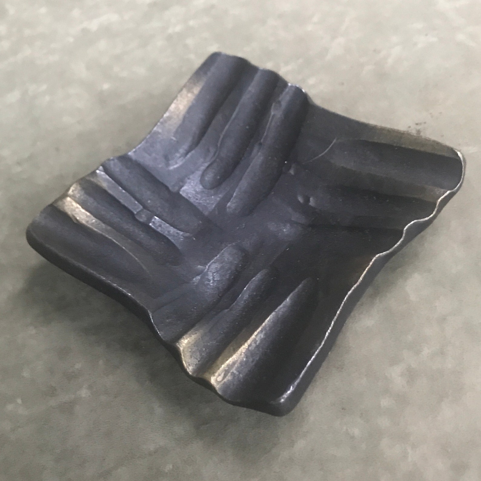 Hand Forged Bowl Iron Bowl Blacksmith Art Iron Art Burnt | Etsy