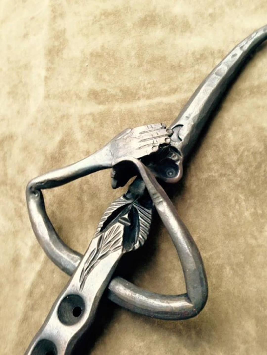 Handcrafted Toilet Paper Holder, Handforged Iron TP Holder, Bathroom ...