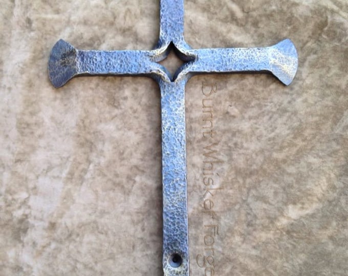 Handforged Iron Cross, Iron Crucifix, Religious Art, Crucifix ...