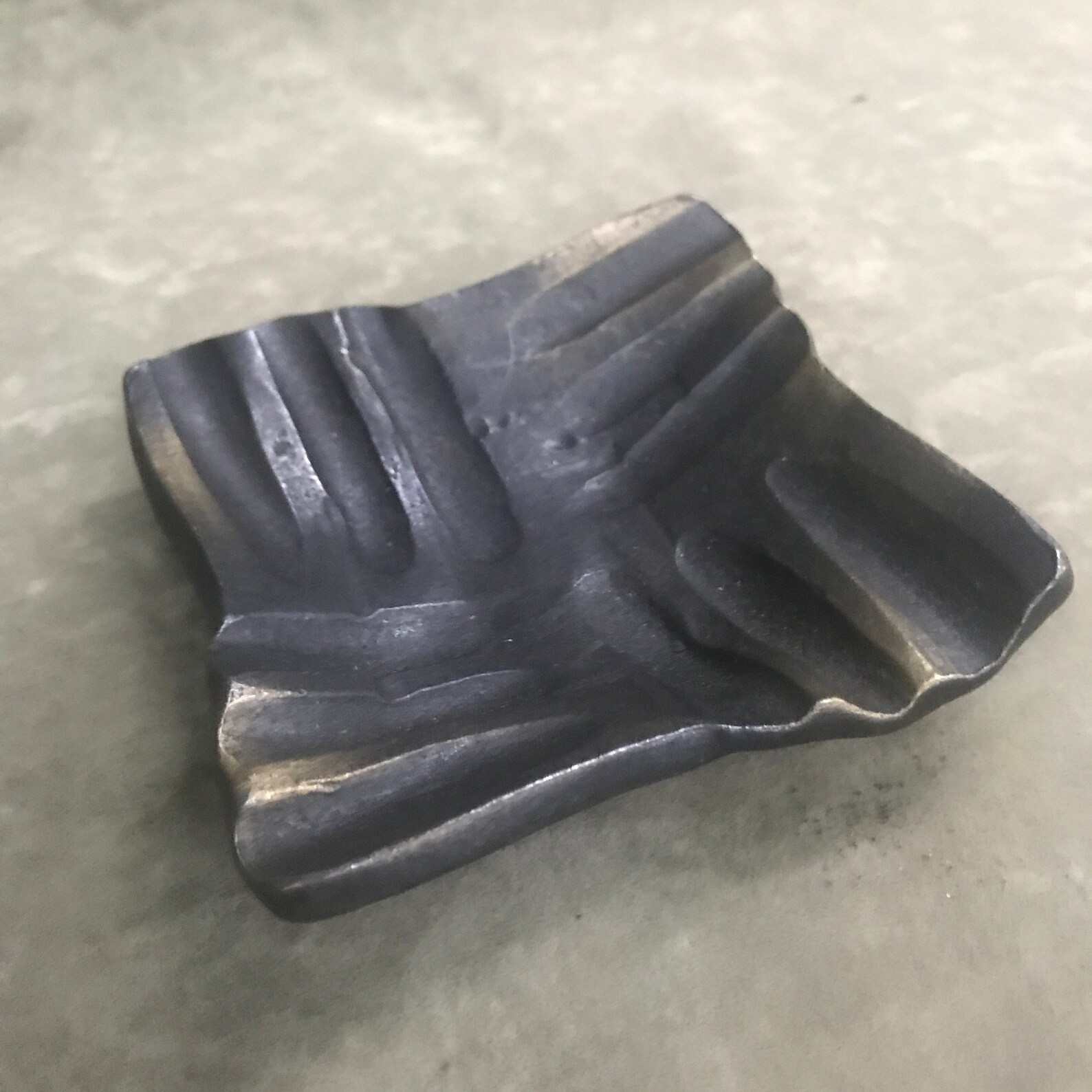 Hand Forged Bowl Iron Bowl Blacksmith Art Iron Art Burnt | Etsy