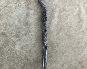 Handforged Iron Wizard Railroad Spike, Blacksmith, Iron Wizard, Gandolf ...