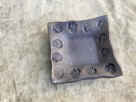 Hand Forged Bowl Iron Bowl Blacksmith Art Iron Art Burnt - Etsy