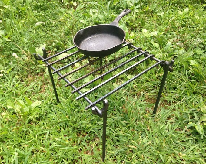 Handforged Iron Grills, Camp Grill, Boy Scout Grill, Blacksmith Grill ...