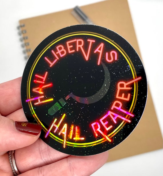 Sticker Holographic Red Rising Sticker Hail Libertas Hail - Etsy