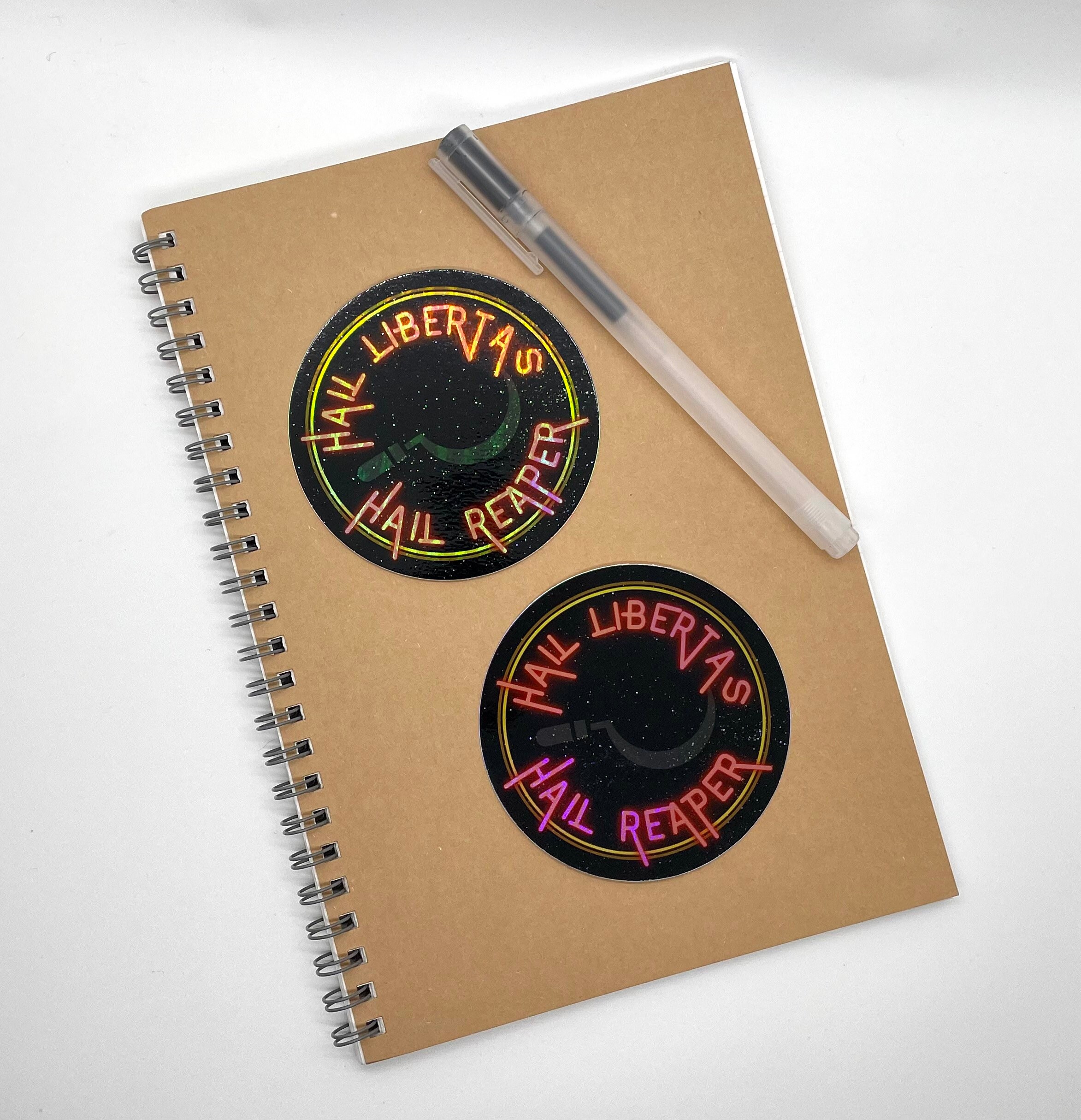 Sticker Holographic Red Rising Sticker, Hail Libertas Hail Reaper ...
