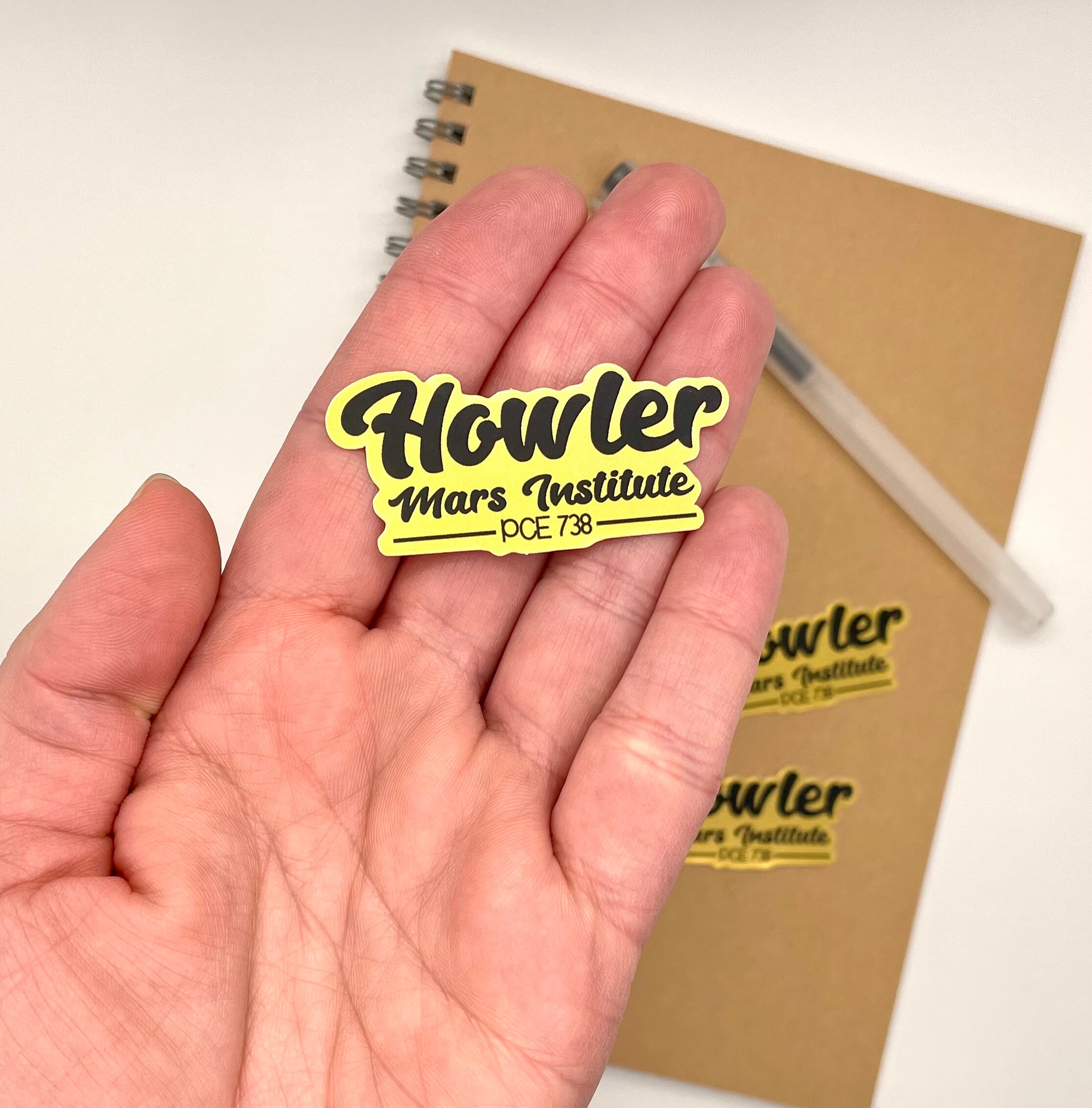 Sticker Red Rising Metallic Gold Sticker Mars Institute - Etsy