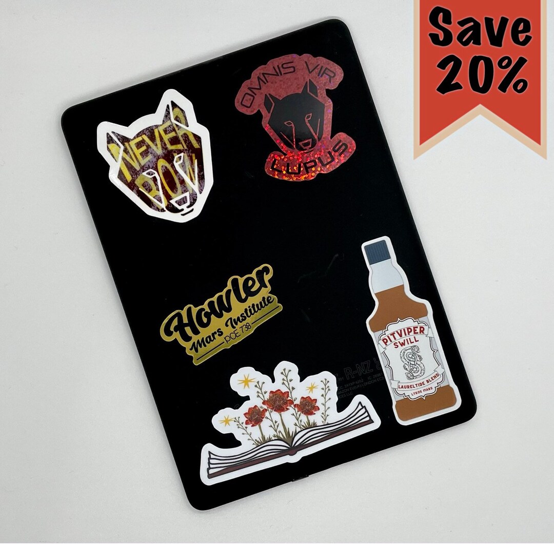 Red Rising Sticker Pack, Howler Stickers, Metallic Sticker, Red Rising ...