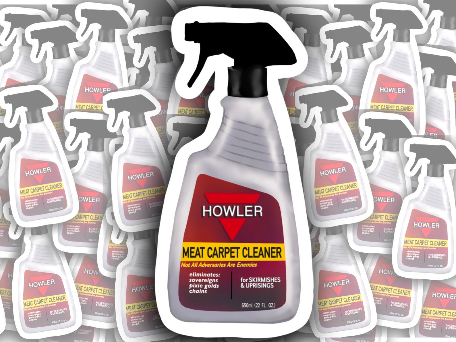 Red Rising Sticker Howler Stickers Never Bow Red Rising | Etsy