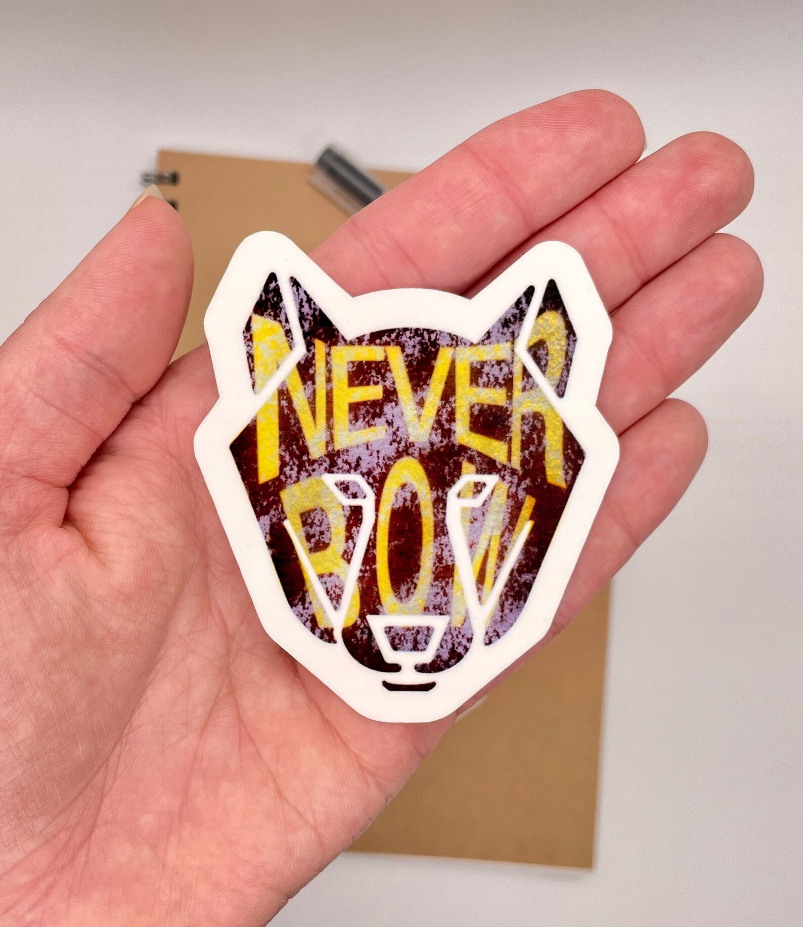 Red Rising Sticker Howler Stickers Never Bow Red Rising | Etsy