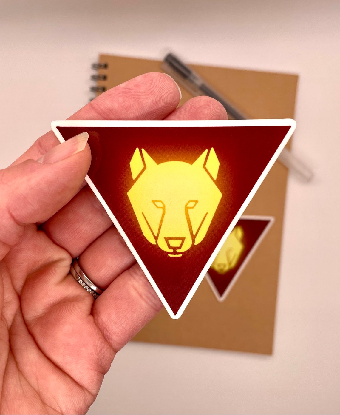 Red Rising Sticker Howler Stickers Never Bow Red Rising | Etsy