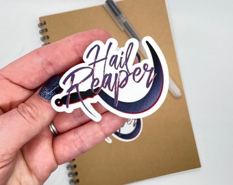 Red Rising Howler Vinyl Sticker - Etsy