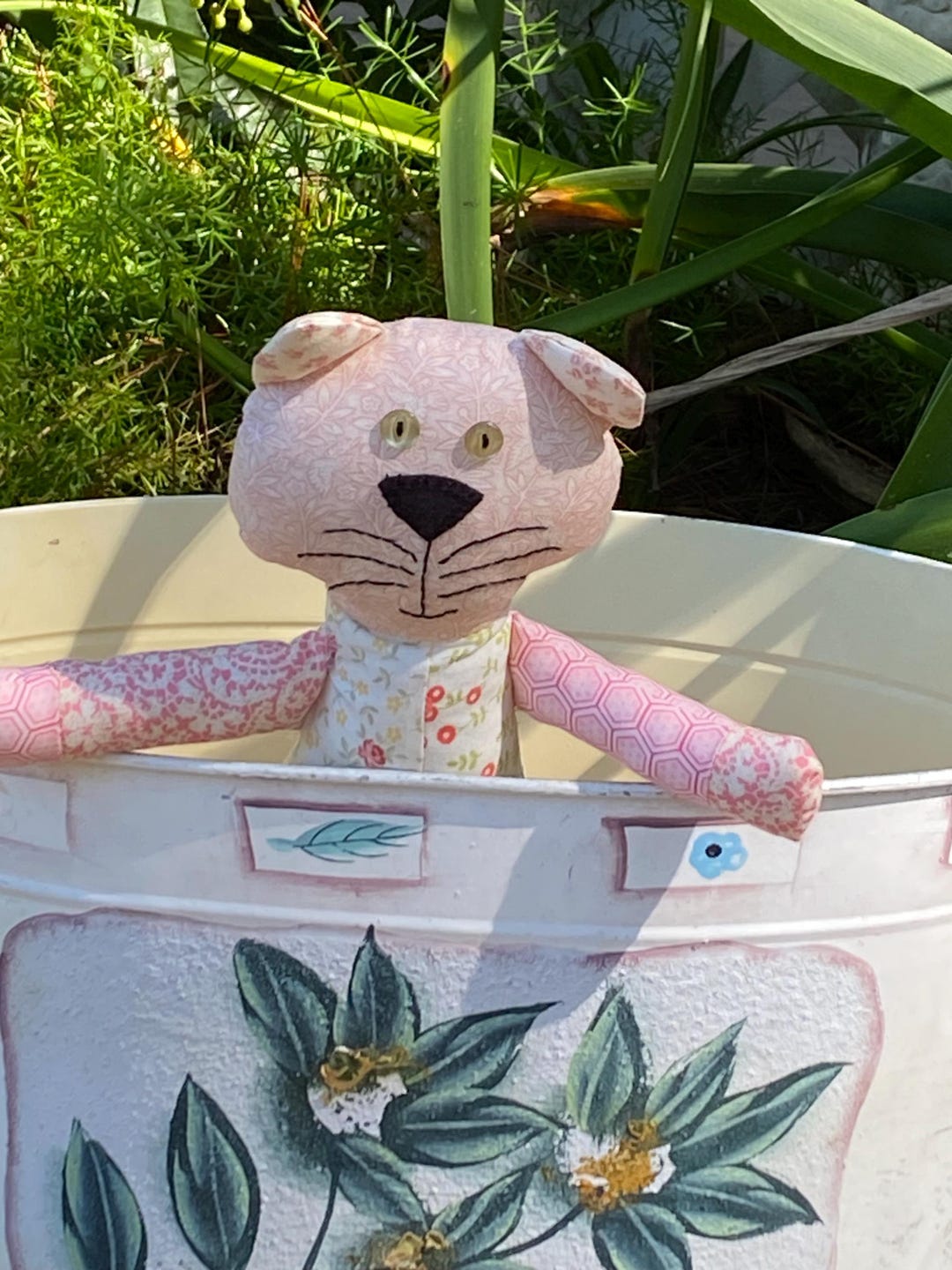 Stuffed Cat, Ragdoll, Cat Doll, 17" Doll, Heirloom Doll, Cloth Doll ...