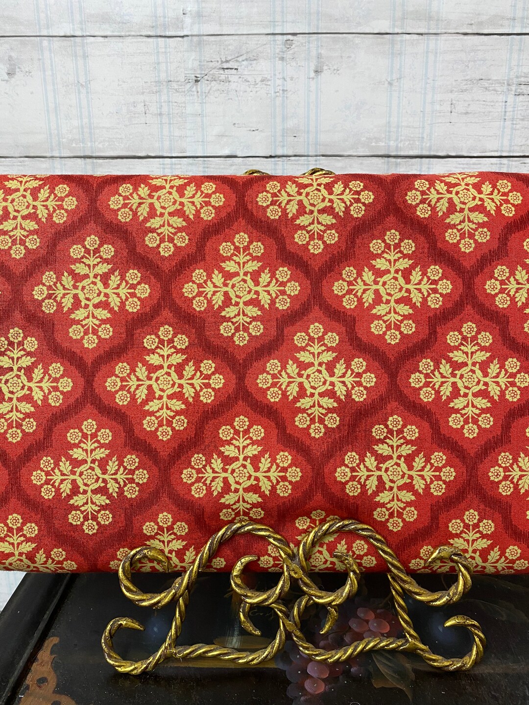 Hello Luscious by Basic Grey for Moda 30284 14 Red and Gold Fabric. - Etsy